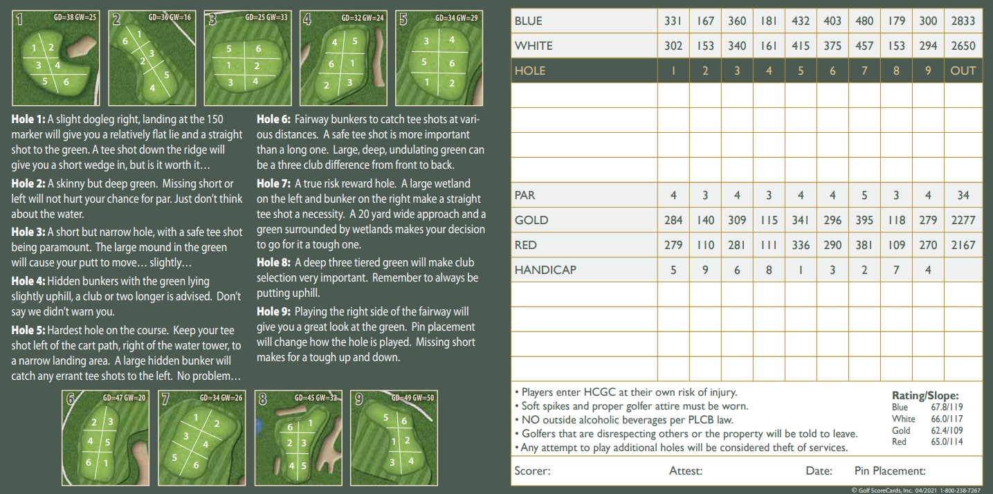 About Us - Heritage Creek Golf Club